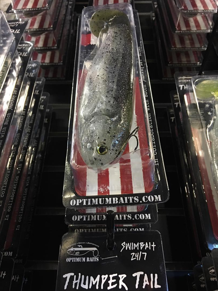 Optimum Baits Thumper Tail #107 BUTCH BROWN FLASH TROUT - OPTIMUM BAITS