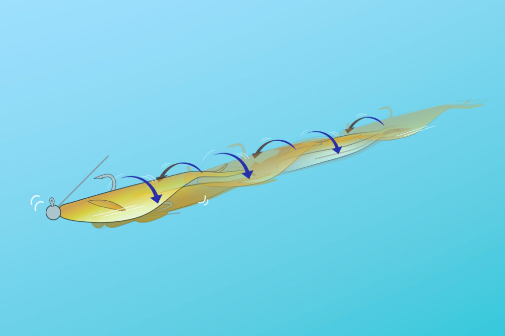 Sakamata shad Midstrolling - How do you get it to roll that well ...